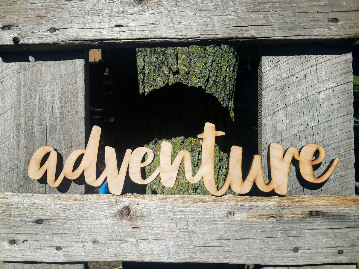 Adventure Wood Cutout – The Farmer's Wife WI