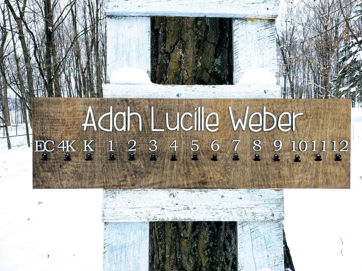 Personalized Grade School Picture Day Display Sign | 5k Through 12th G ...